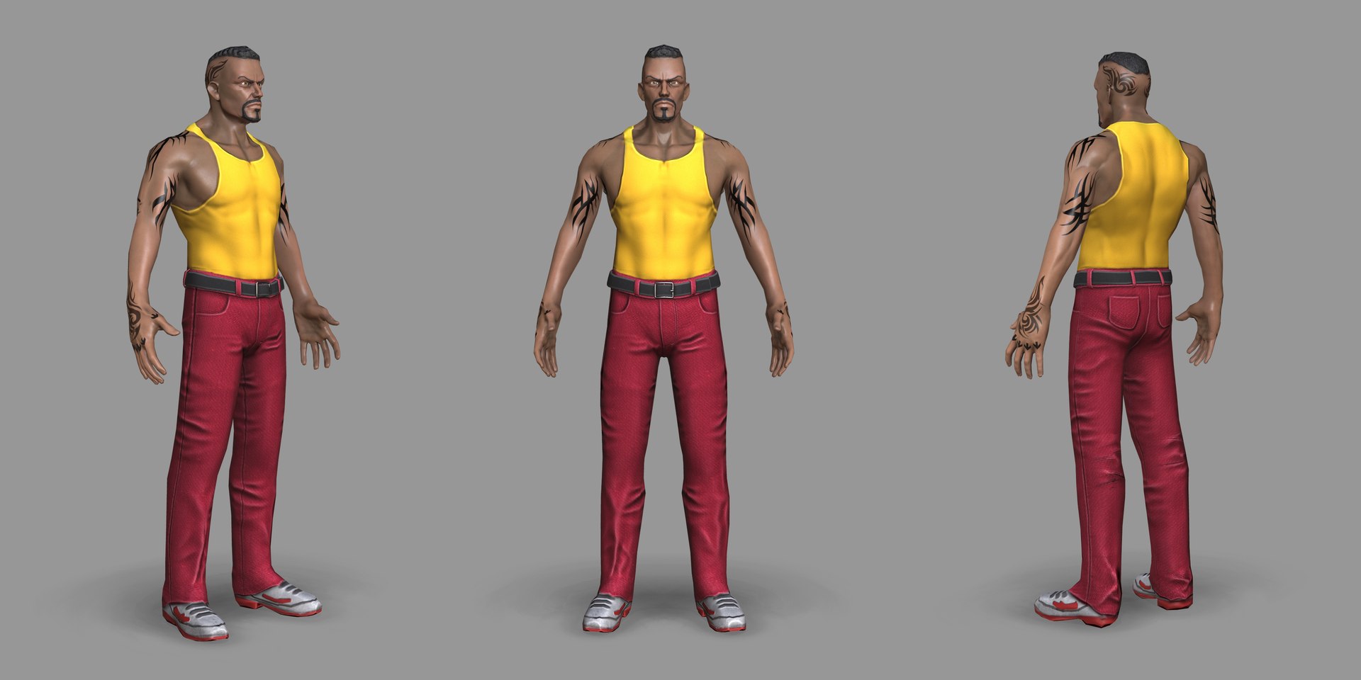 3D Thug Soldier - TurboSquid 1292759