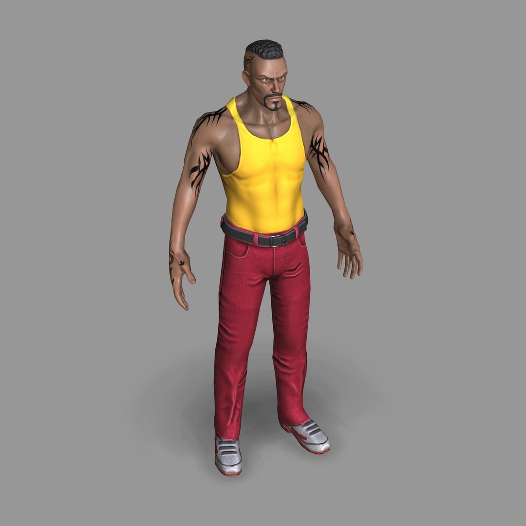 3D Thug Soldier - TurboSquid 1292759