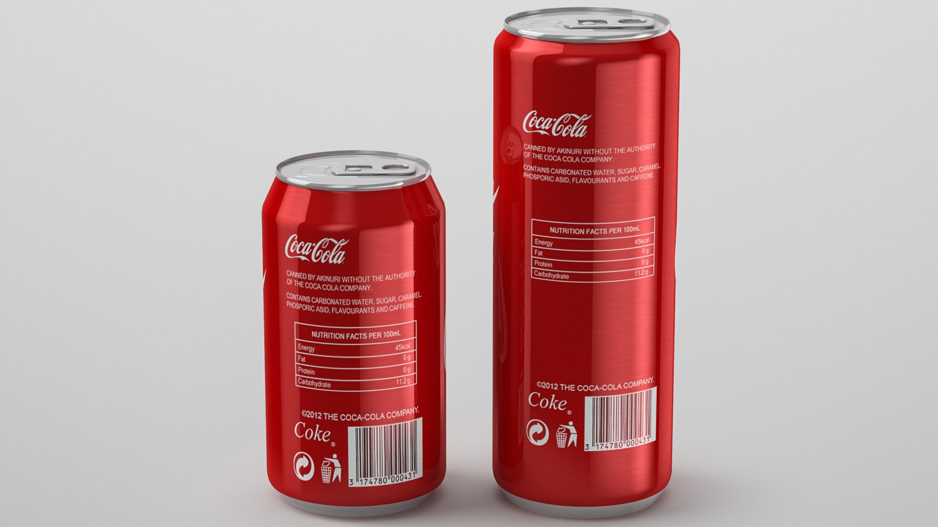 Coca Cola Set 3D - TurboSquid 1630102