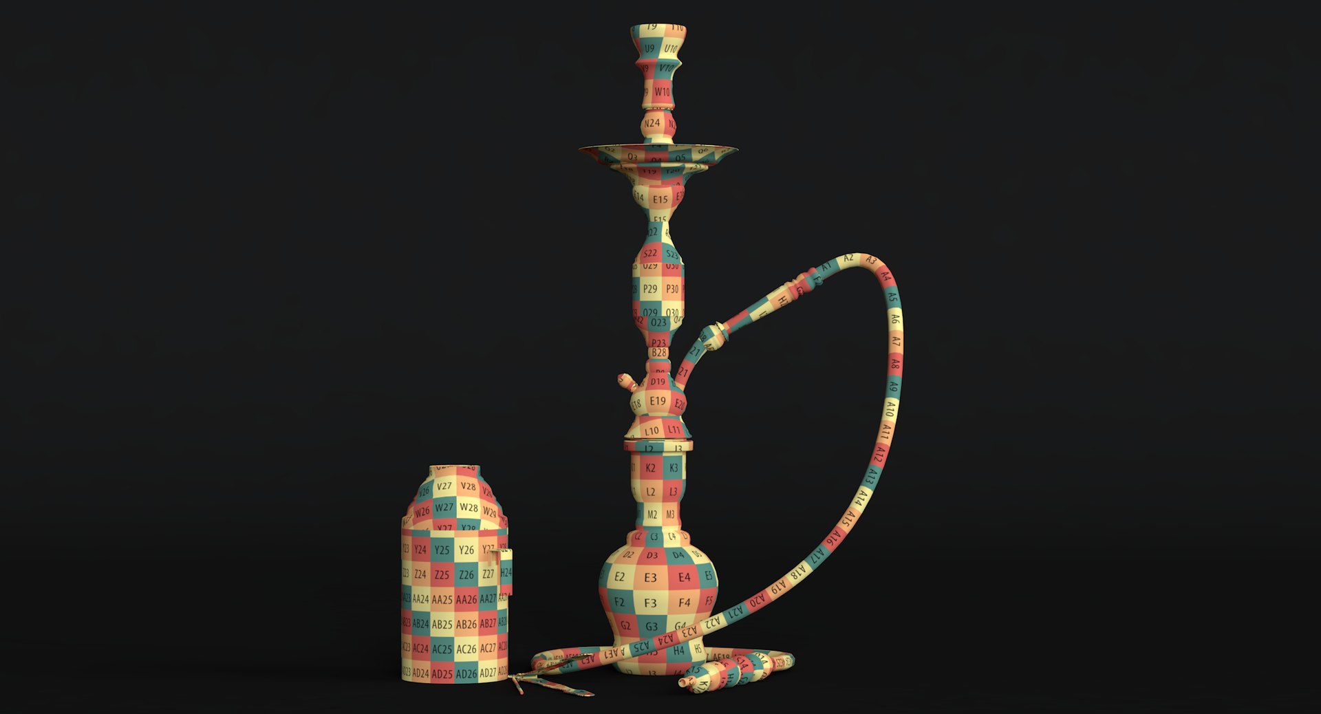 Realistic Ready Hookah - 3D Model - TurboSquid 1409312
