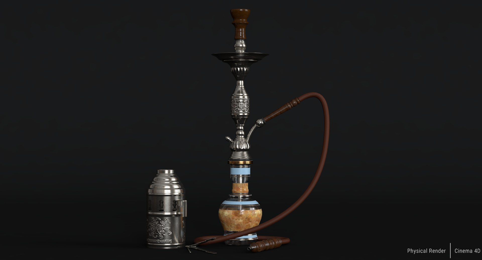 Realistic Ready Hookah - 3D Model - TurboSquid 1409312