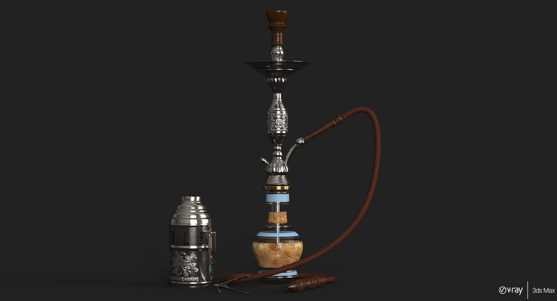 Realistic Ready Hookah - 3D Model - TurboSquid 1409312