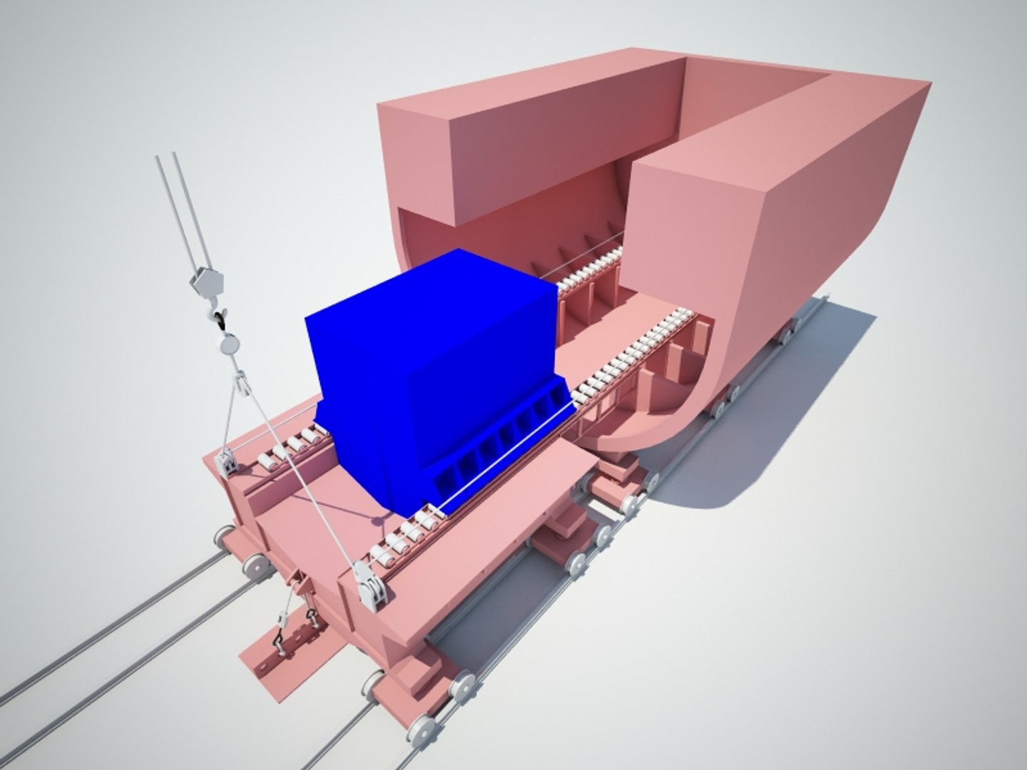 device horizontal loading unloading max