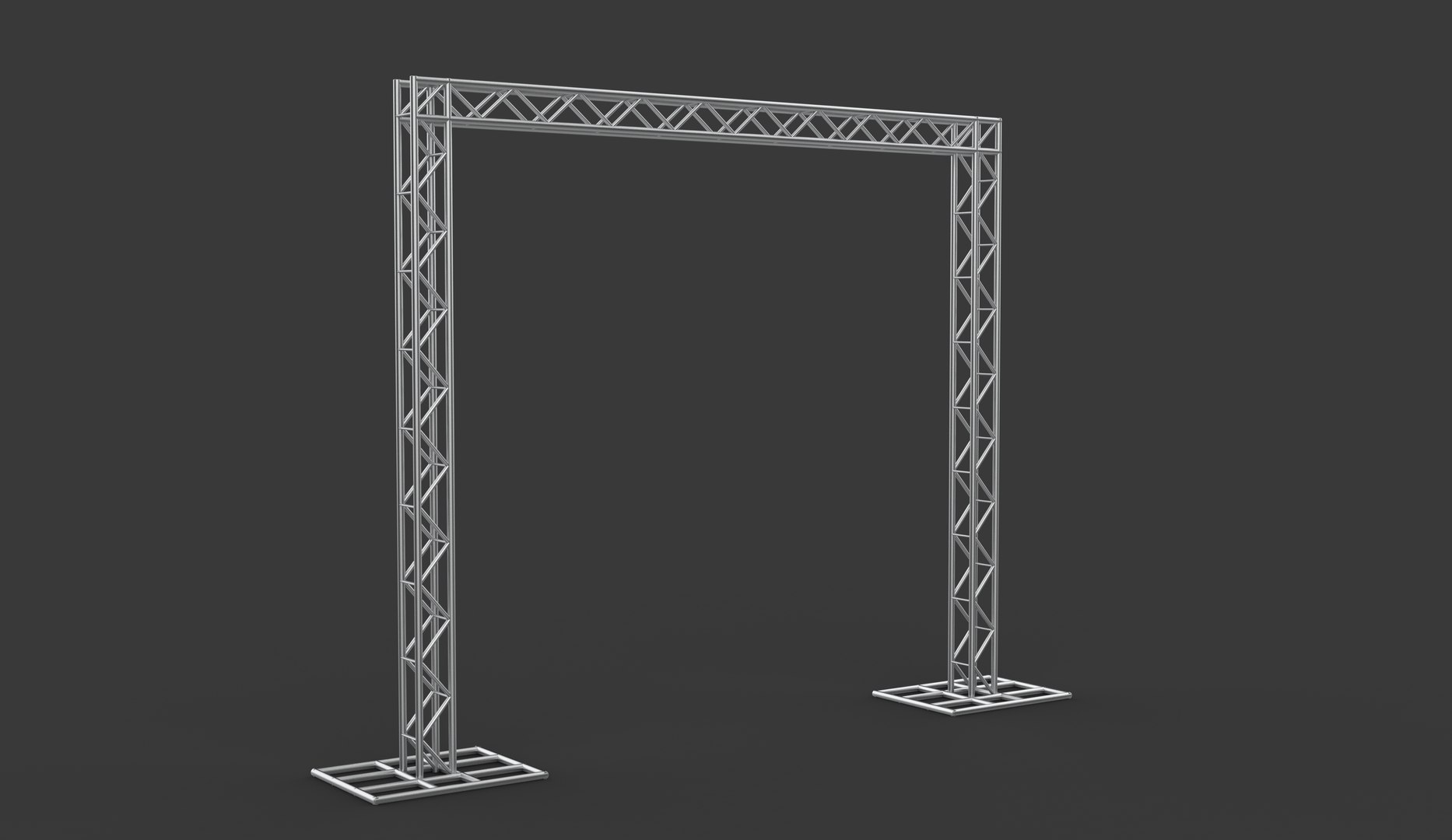 Box Truss Goal Post 3D Model Model - TurboSquid 2546674