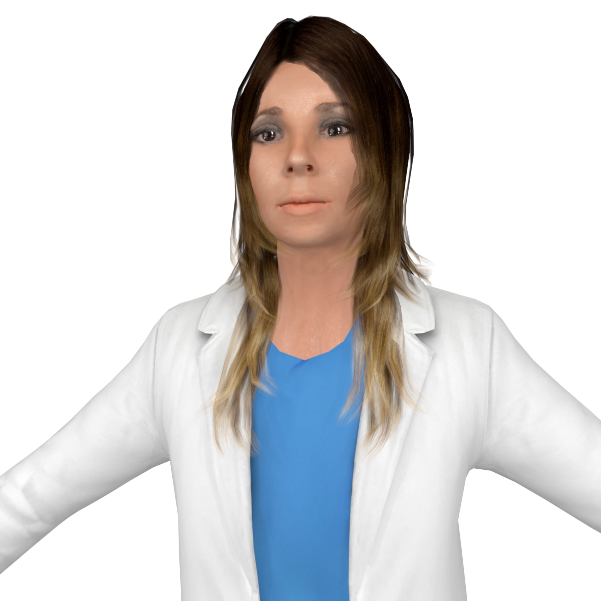 Female doctor model - TurboSquid 1265162