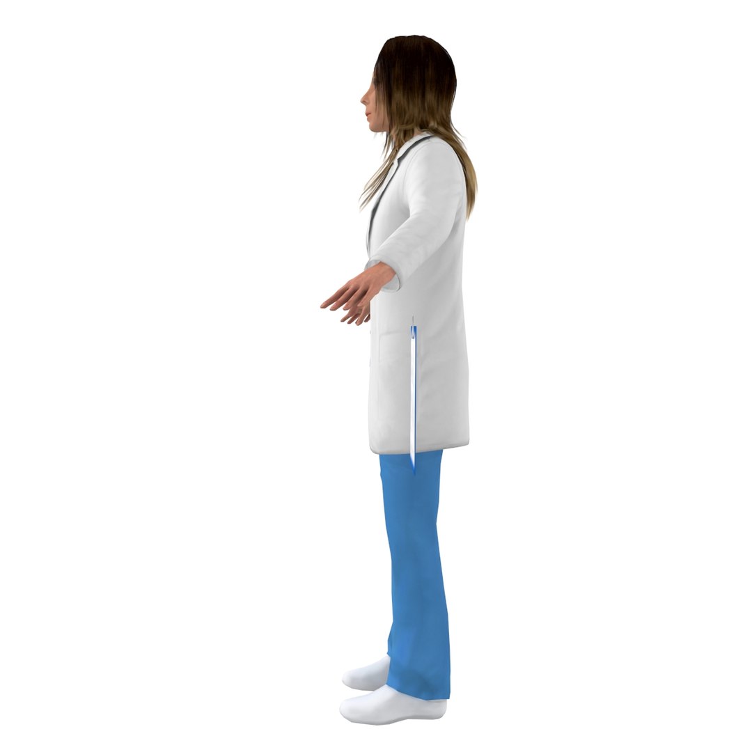 Female Doctor Model - TurboSquid 1265162