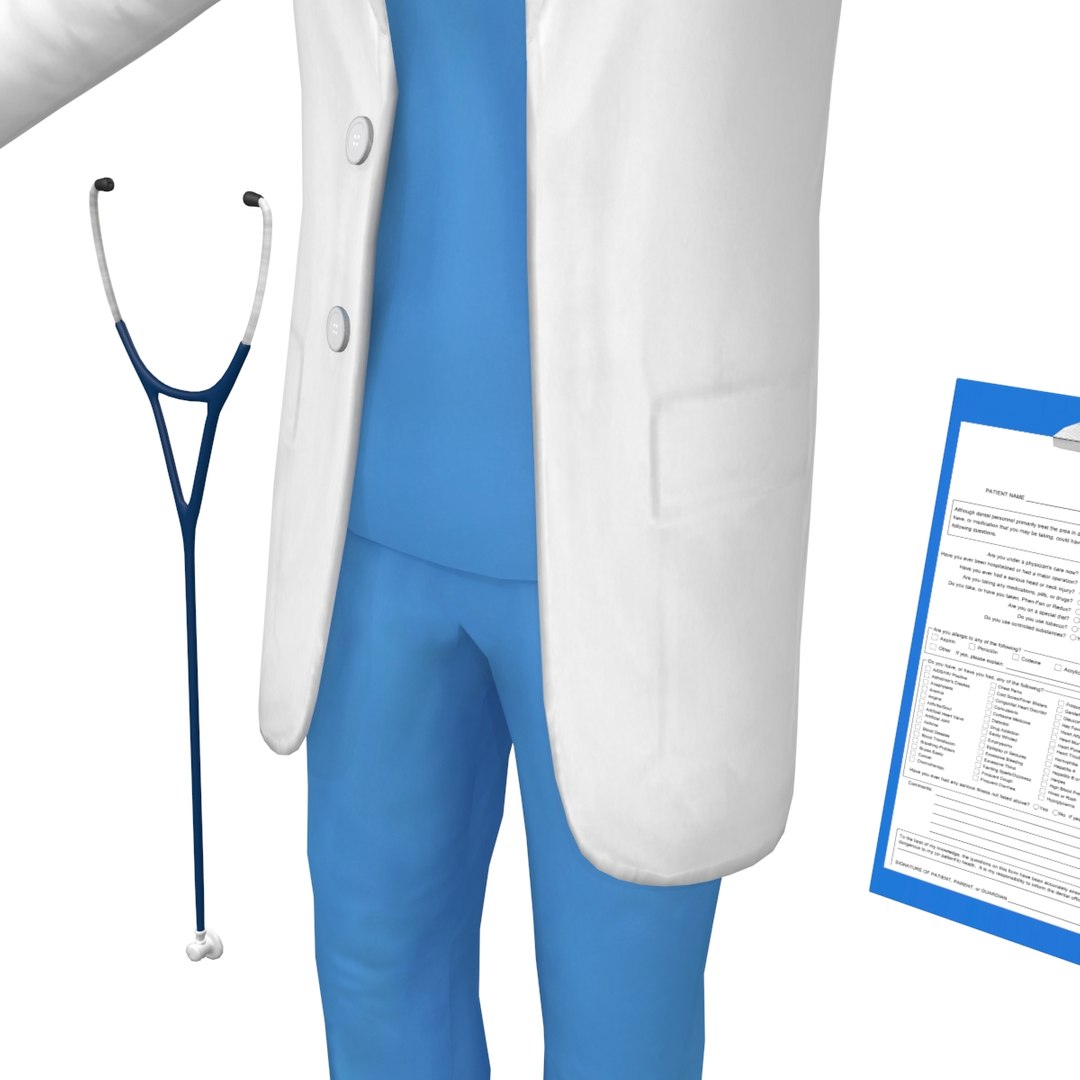 Female Doctor Model - TurboSquid 1265162