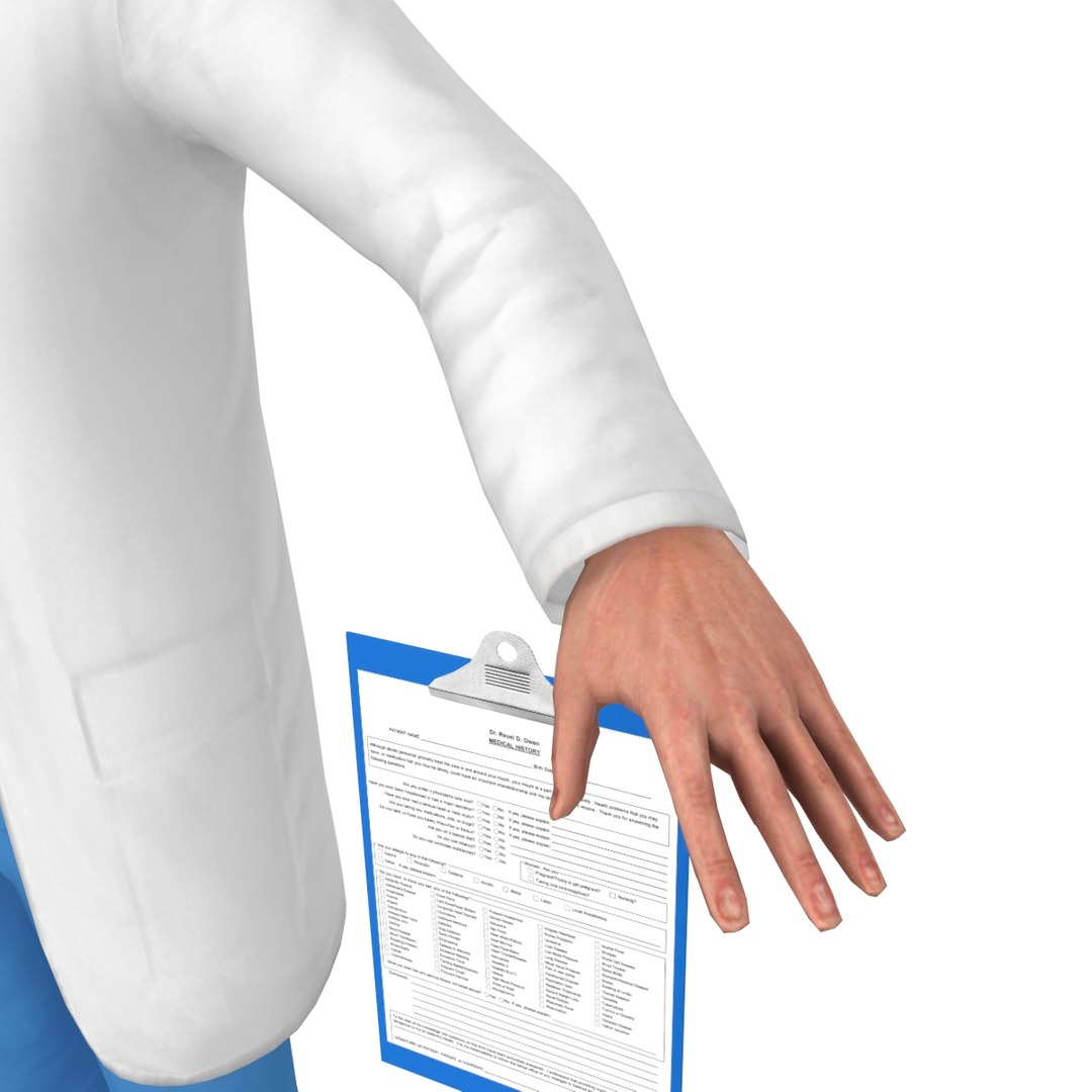 Female Doctor Model - TurboSquid 1265162