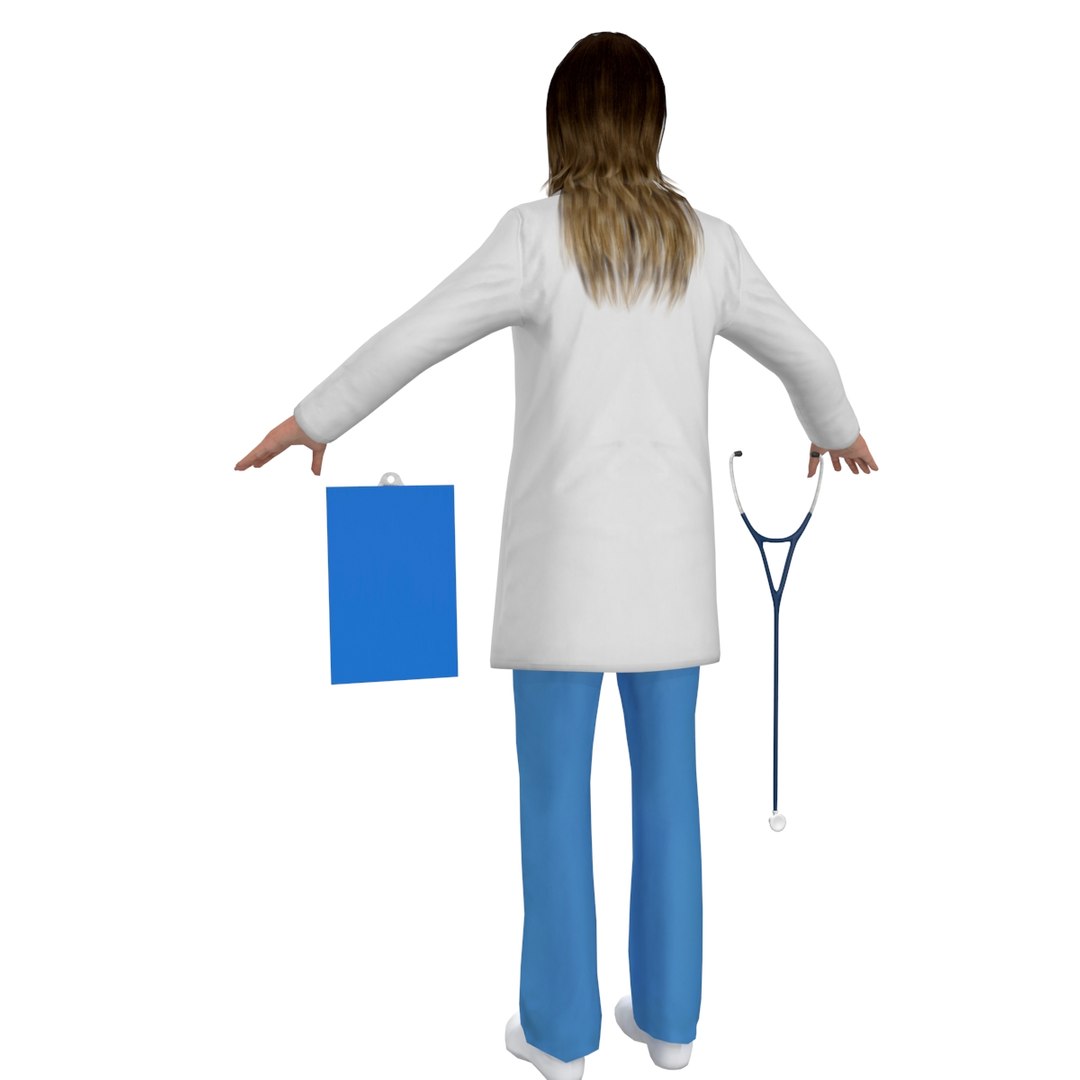 Female Doctor Model - TurboSquid 1265162