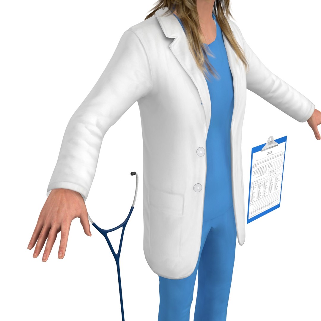 Female Doctor Model - TurboSquid 1265162