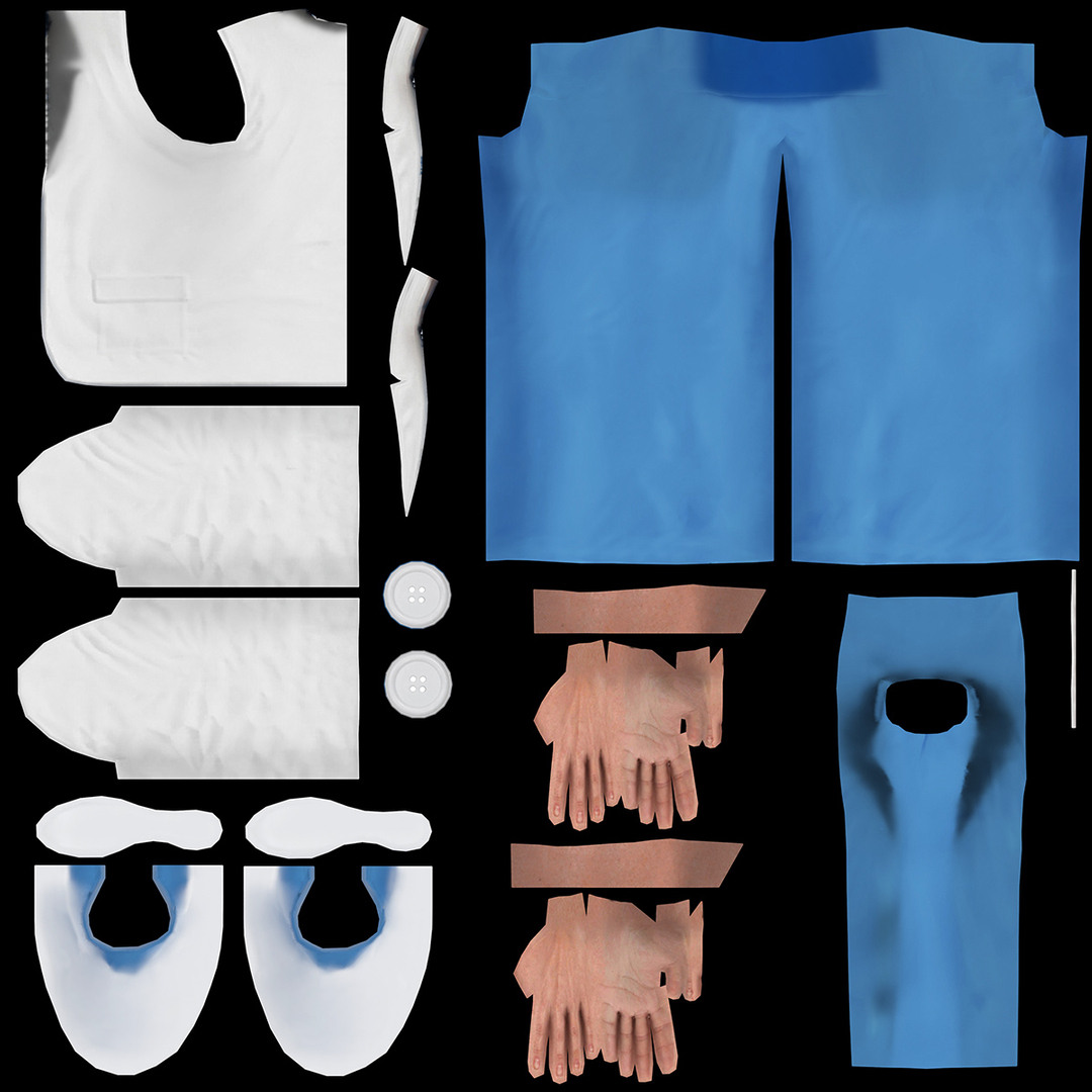 Female doctor model - TurboSquid 1265162