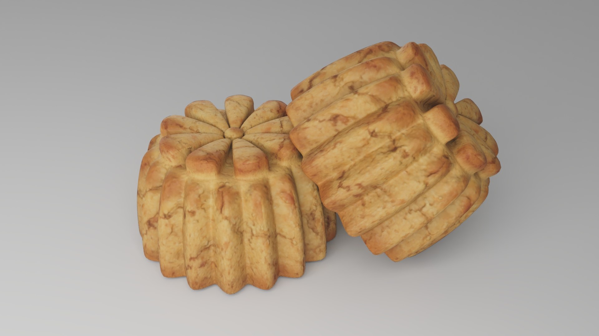 Mamool Semolina Shortbread Cookie 3D Model - TurboSquid 2368672