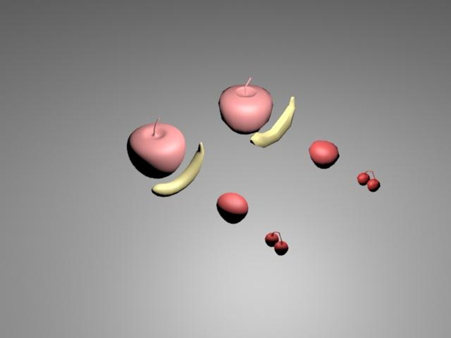 resource fruit apple obj