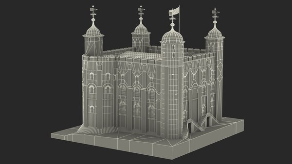 White Tower of London 3D model - TurboSquid 1817804