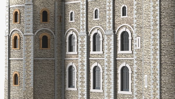 White Tower of London 3D model - TurboSquid 1817804