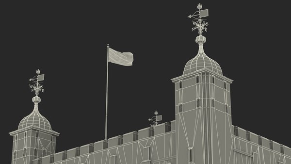 White Tower of London 3D model - TurboSquid 1817804