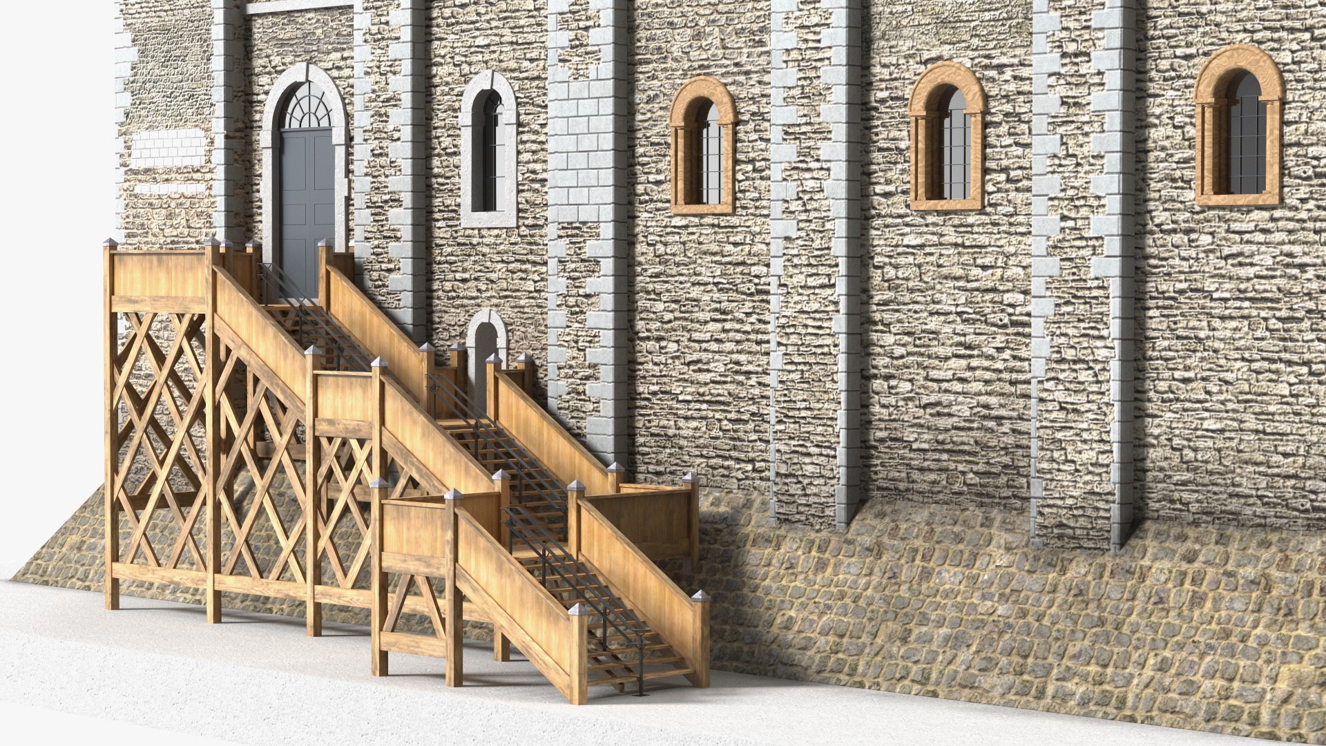 White Tower of London 3D model - TurboSquid 1817804