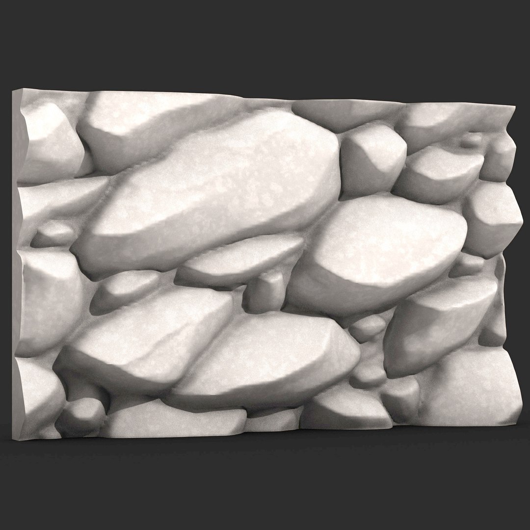 3D Stone Wall 010 Model - TurboSquid 2301172