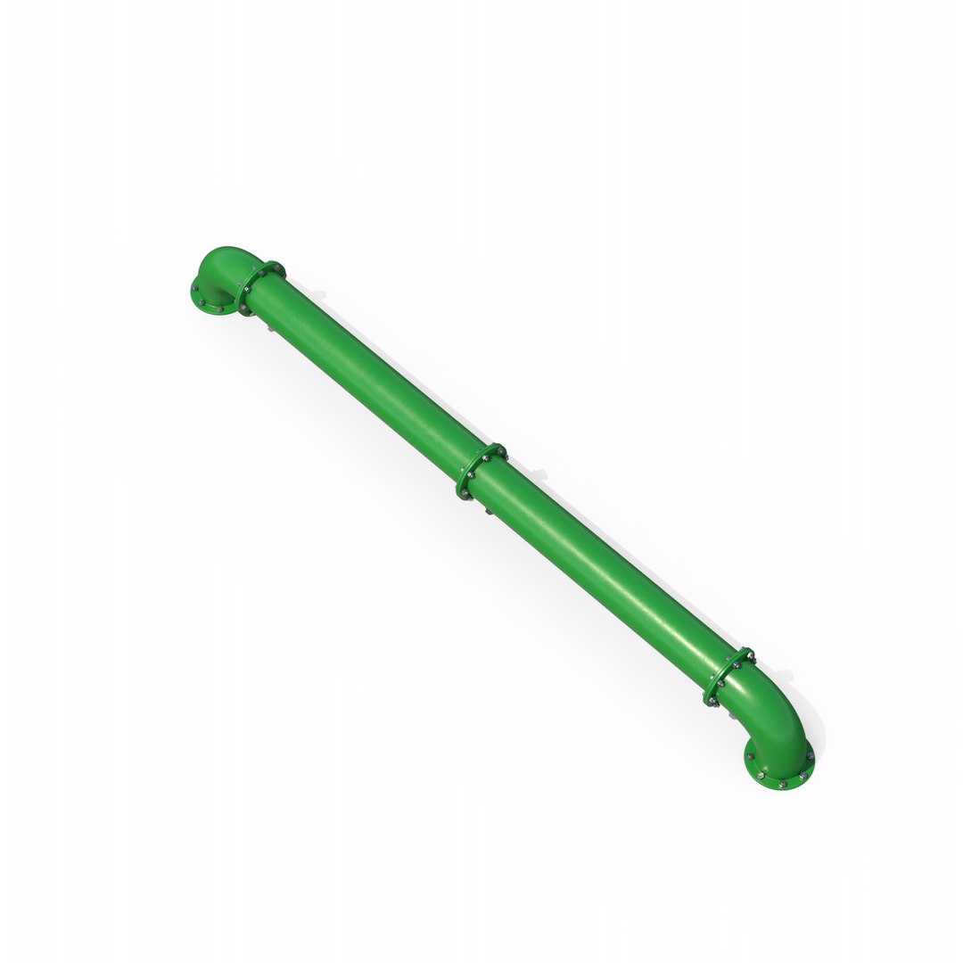 Green Pipeline 3D - TurboSquid 2207049
