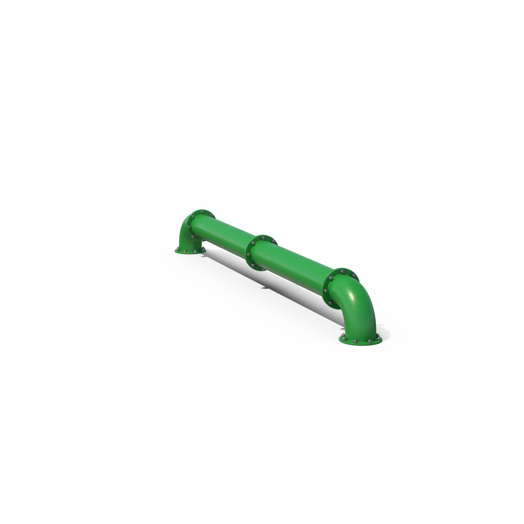 Green Pipeline 3D - TurboSquid 2207049