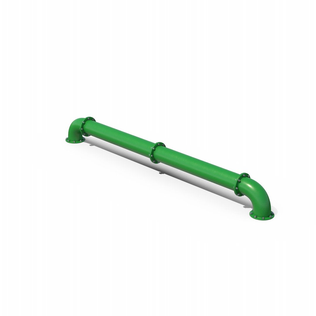 Green Pipeline 3D - TurboSquid 2207049