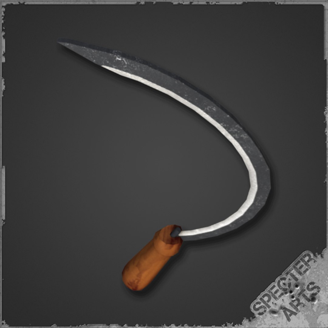Agricultural Sickle 3d Model