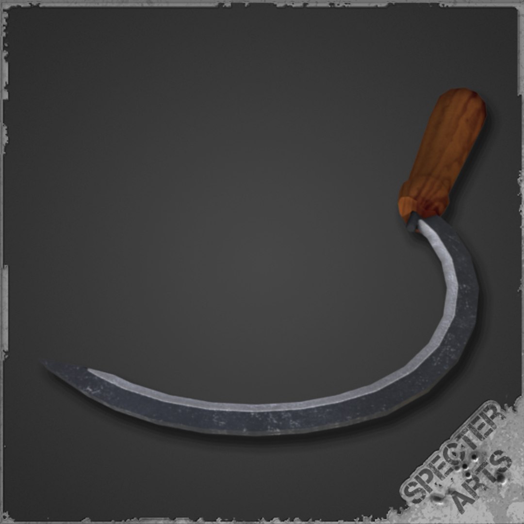 Agricultural Sickle 3d Model