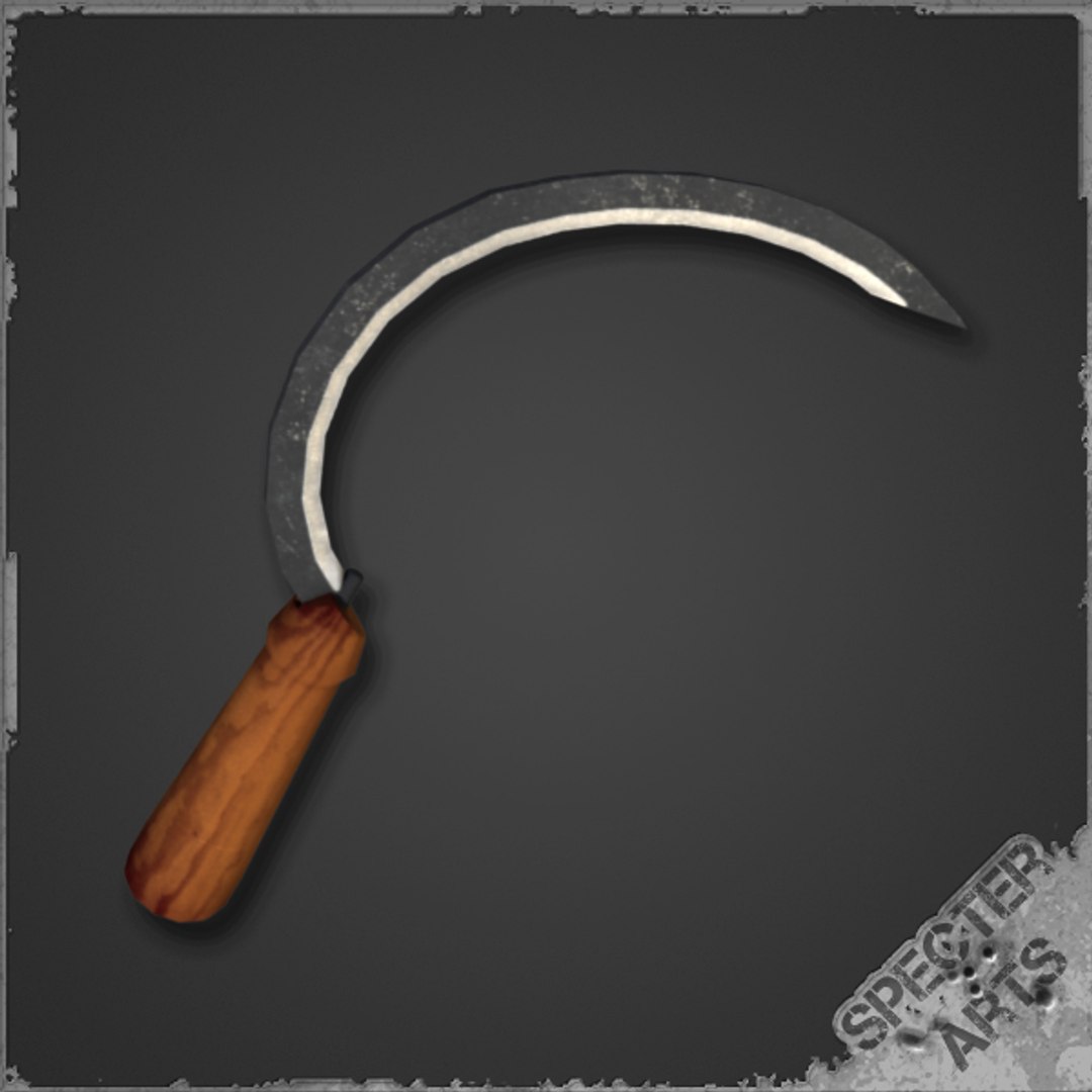 Agricultural Sickle 3d Model