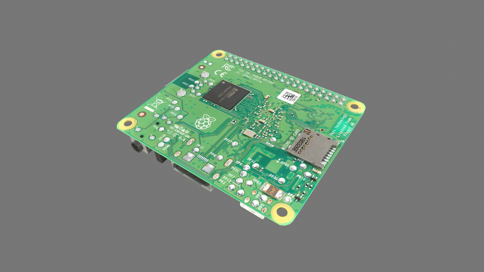 3D Raspberry Pi - TurboSquid 1439128