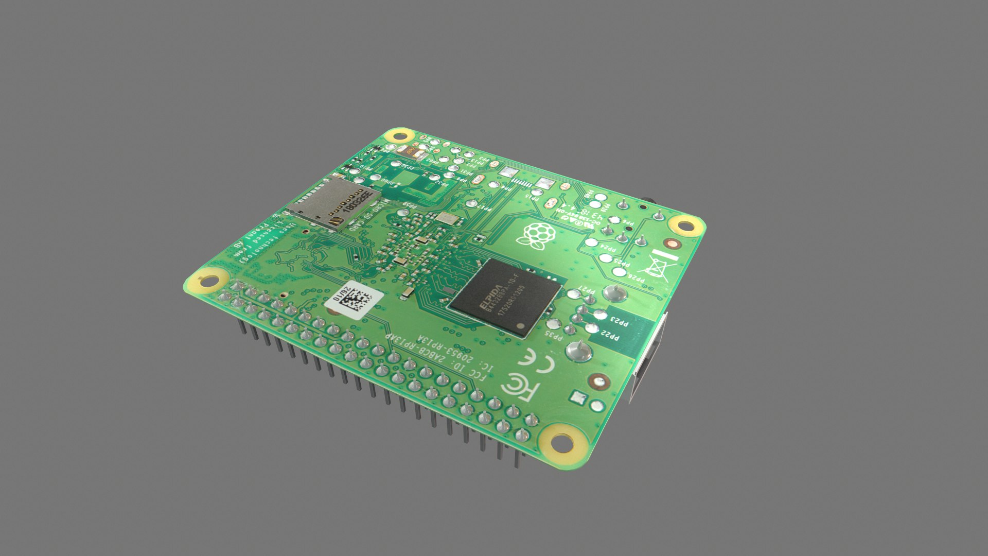 3D Raspberry Pi - TurboSquid 1439128