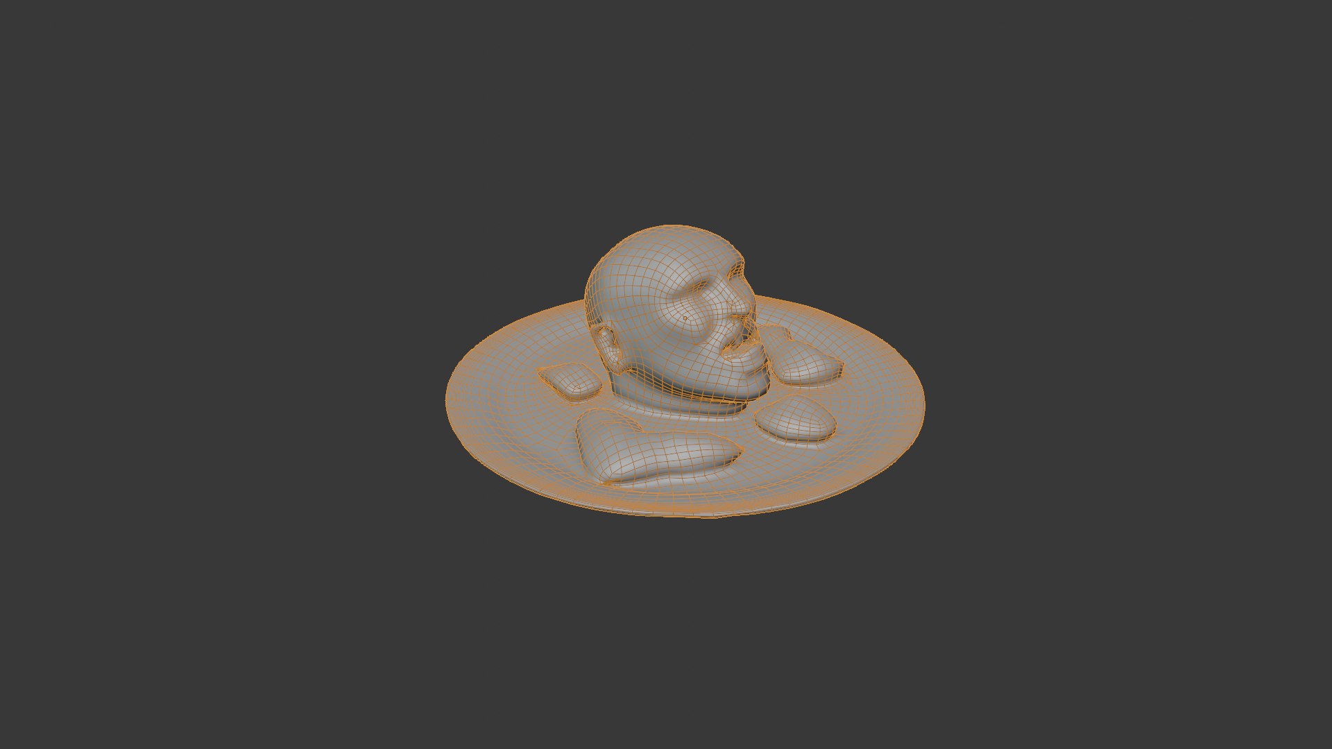 3D Gore Head In Plate Horror - TurboSquid 2340065