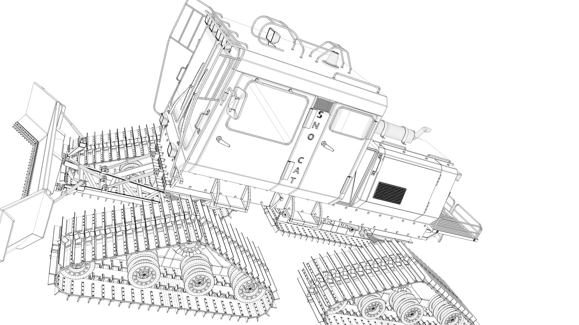 Snowcat 3D Model - TurboSquid 2339582