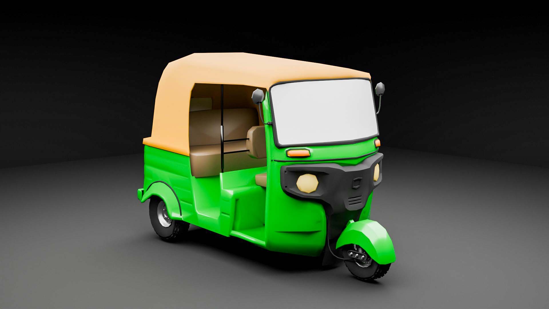 Auto Riksha 3D - TurboSquid 2243681