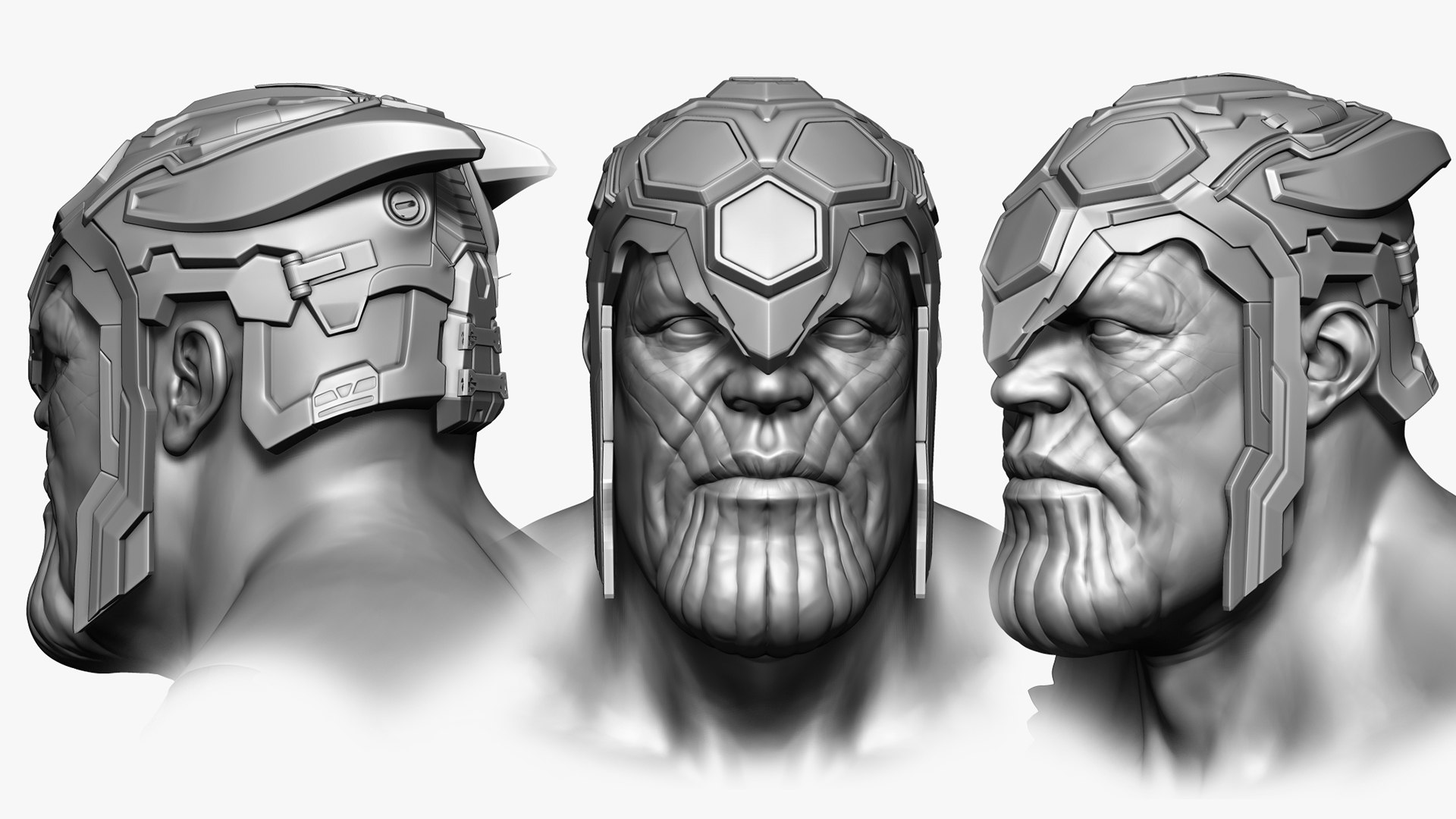 3D Sci-Fi Cyborg Model - TurboSquid 2188435