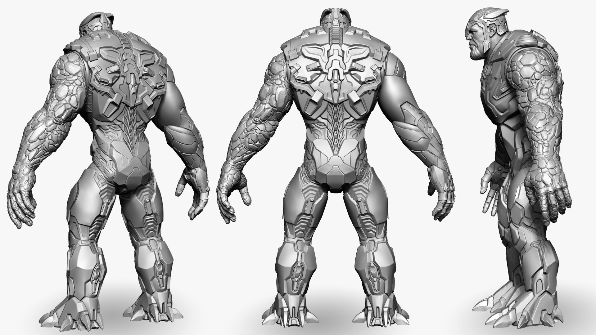 3D Sci-Fi Cyborg Model - TurboSquid 2188435