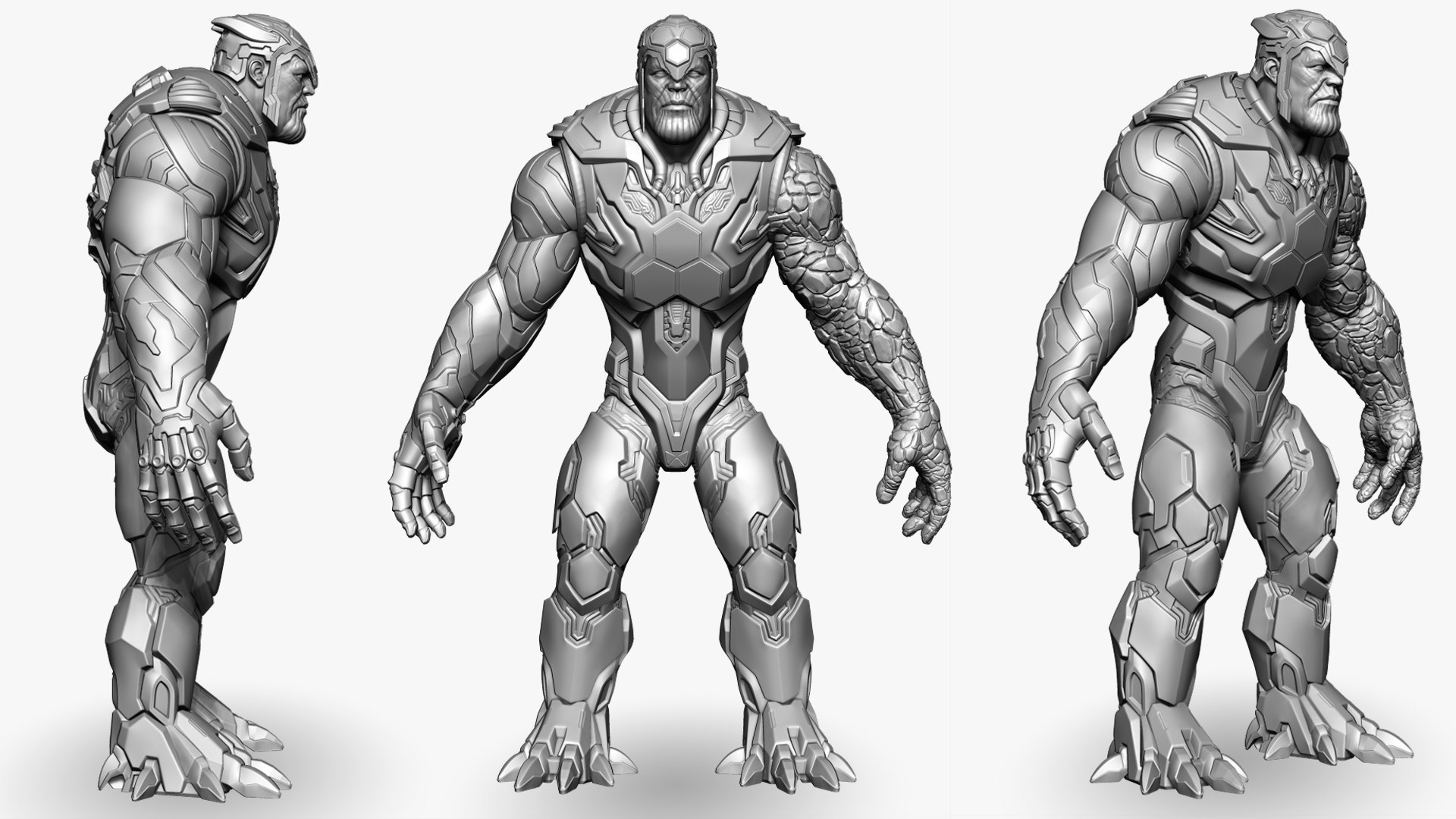 3D Sci-Fi Cyborg Model - TurboSquid 2188435