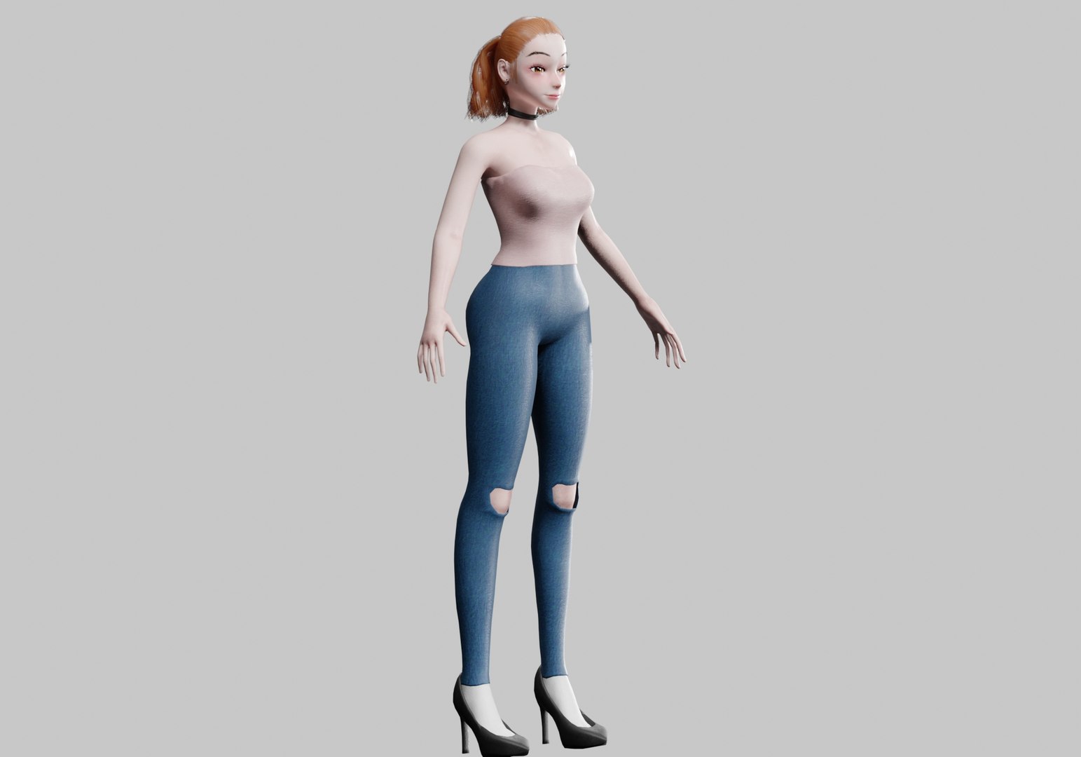 3D Pretty Basic Woman V23825 Model - TurboSquid 2276865