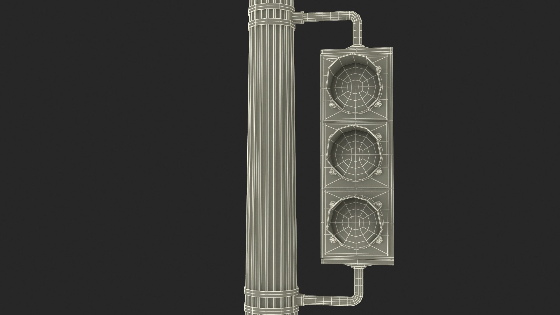 3D Traffic Signal Pole - TurboSquid 2139298