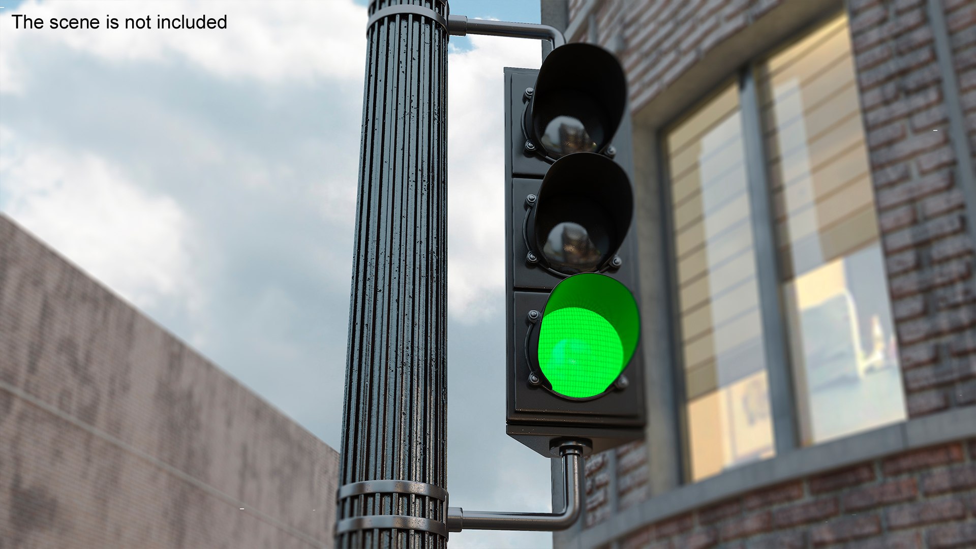 3D Traffic Signal Pole - TurboSquid 2139298