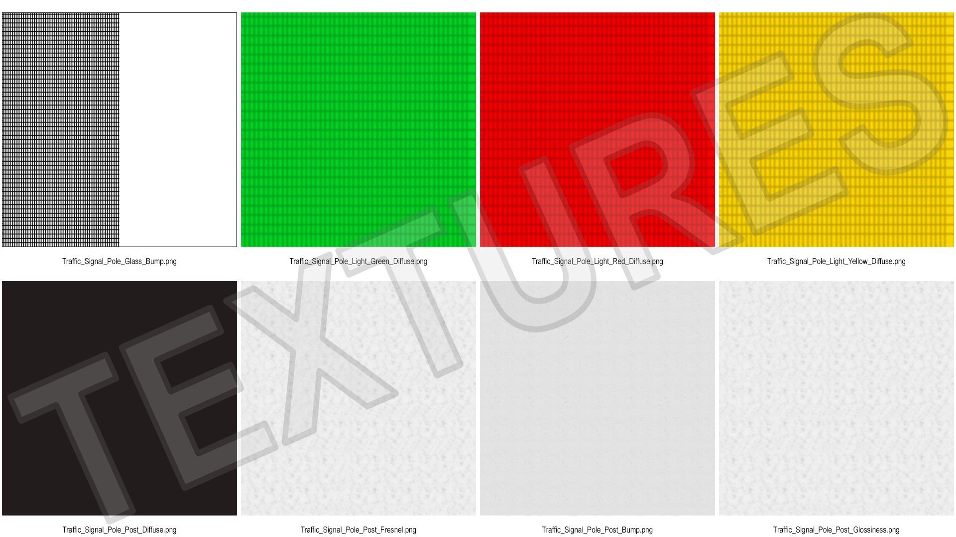 3D Traffic Signal Pole - TurboSquid 2139298