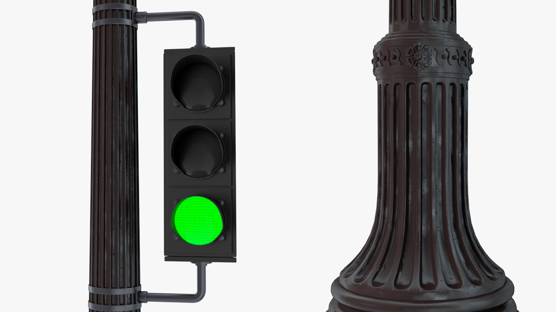 3D Traffic Signal Pole - TurboSquid 2139298