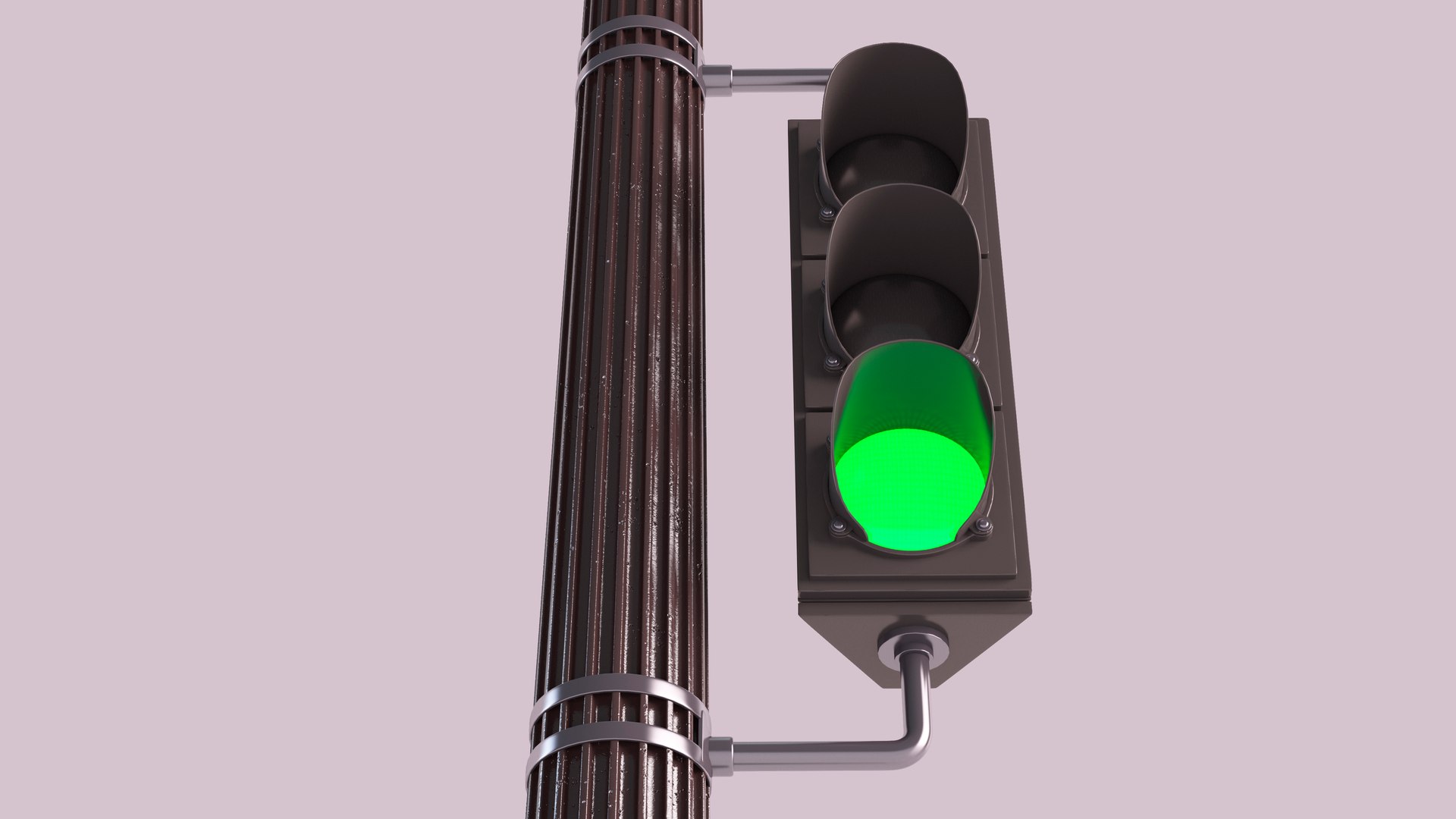 3D Traffic Signal Pole - TurboSquid 2139298