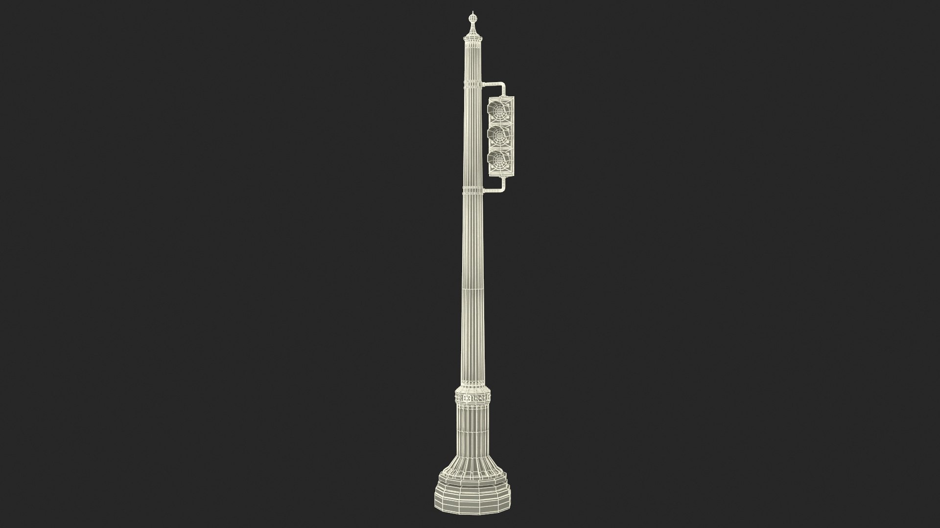 3D Traffic Signal Pole - TurboSquid 2139298