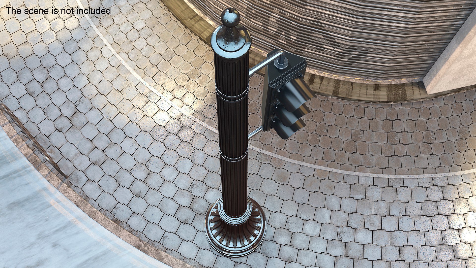 3D Traffic Signal Pole - TurboSquid 2139298