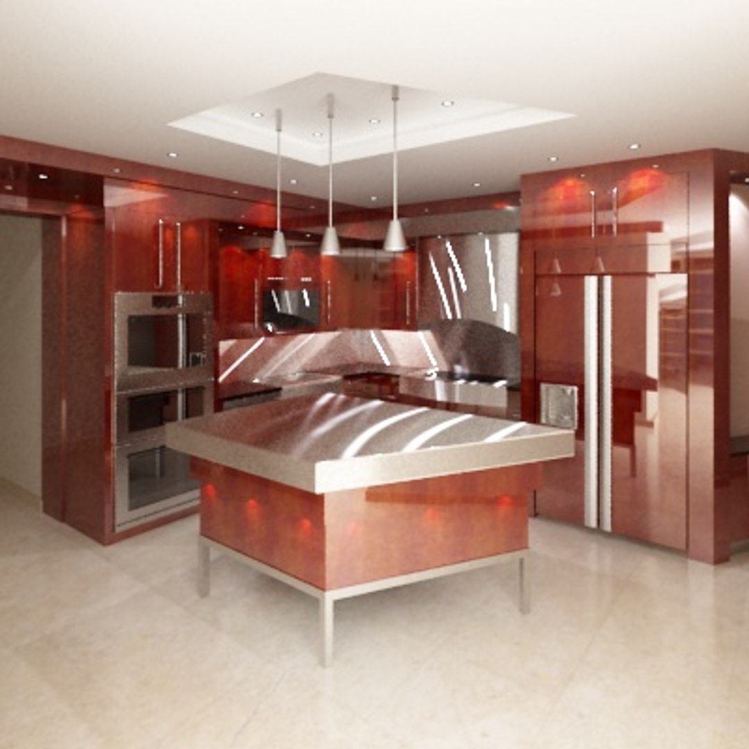 3ds Max Kitchen