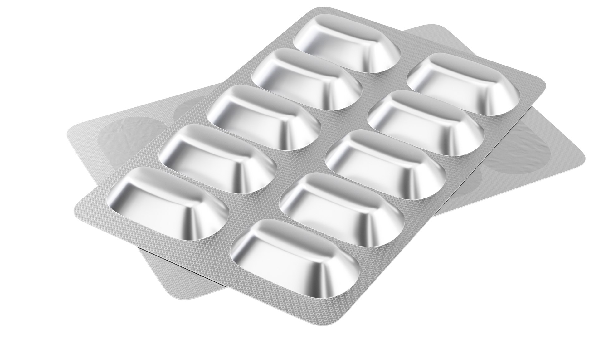 Pills Blister Pack 3D model - TurboSquid 2154071