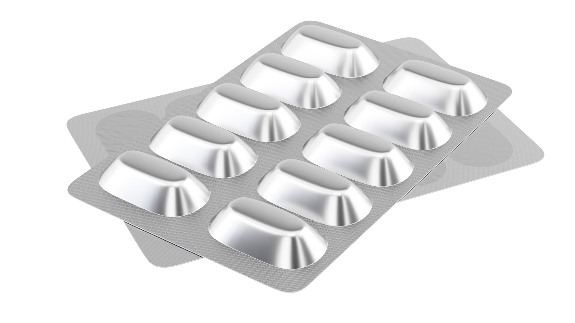 Pills Blister Pack 3D model - TurboSquid 2154071