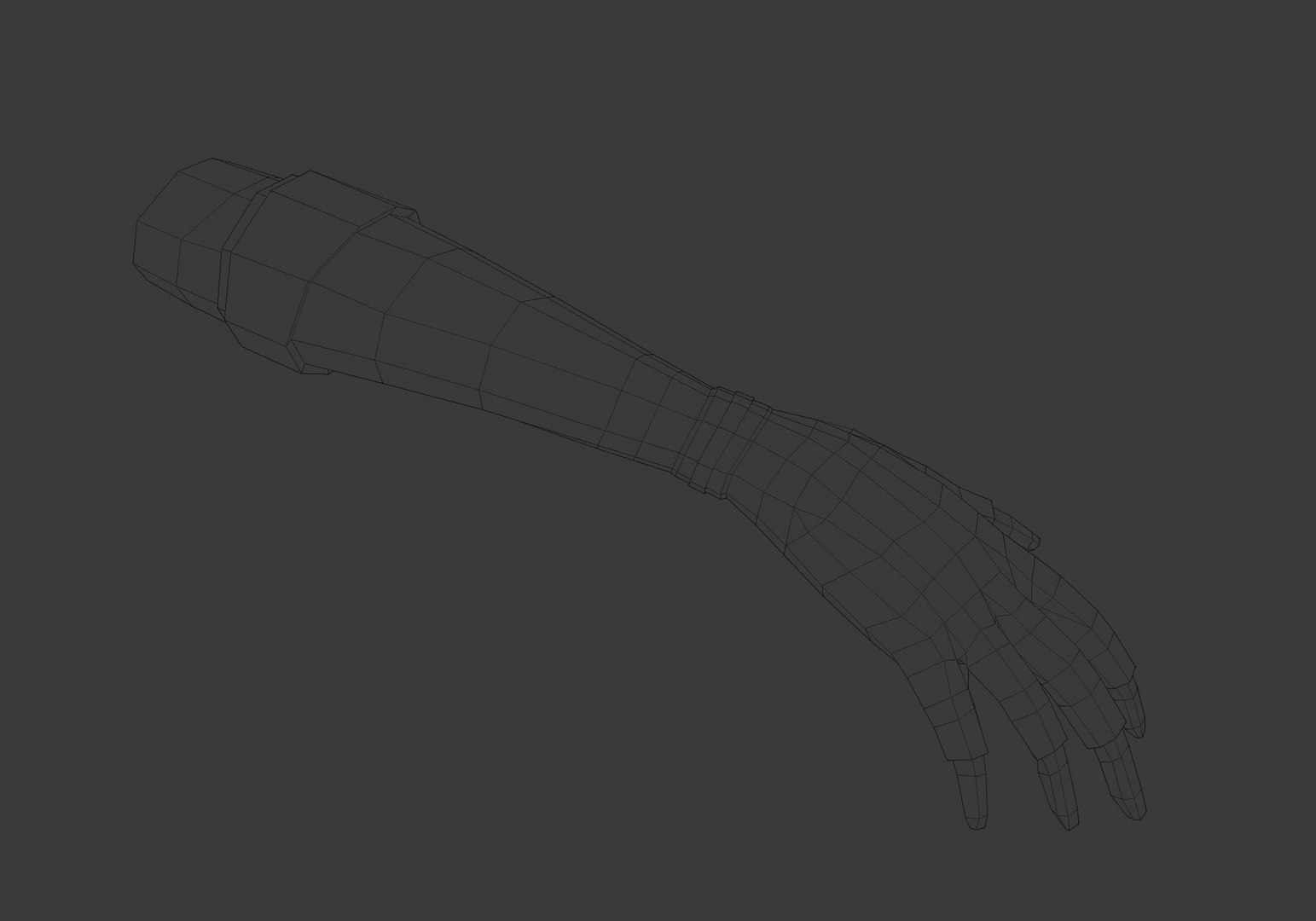 3D Arm With Metal Glove Model - TurboSquid 1887072