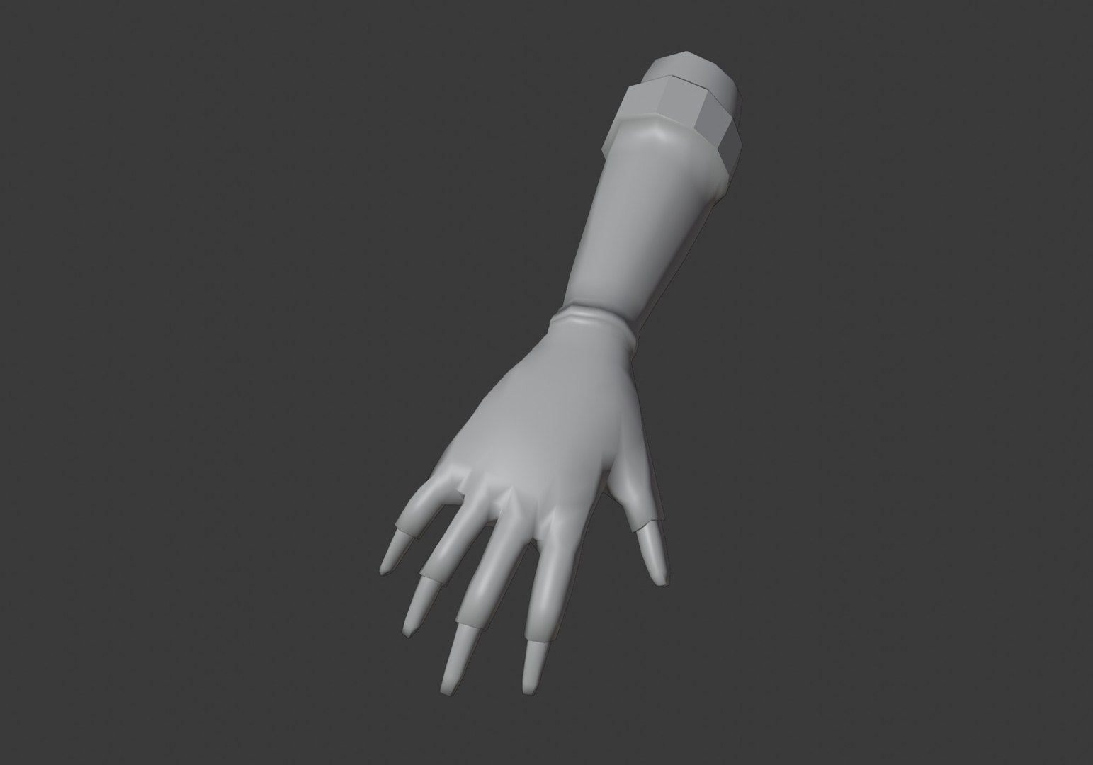 3D Arm With Metal Glove Model - TurboSquid 1887072