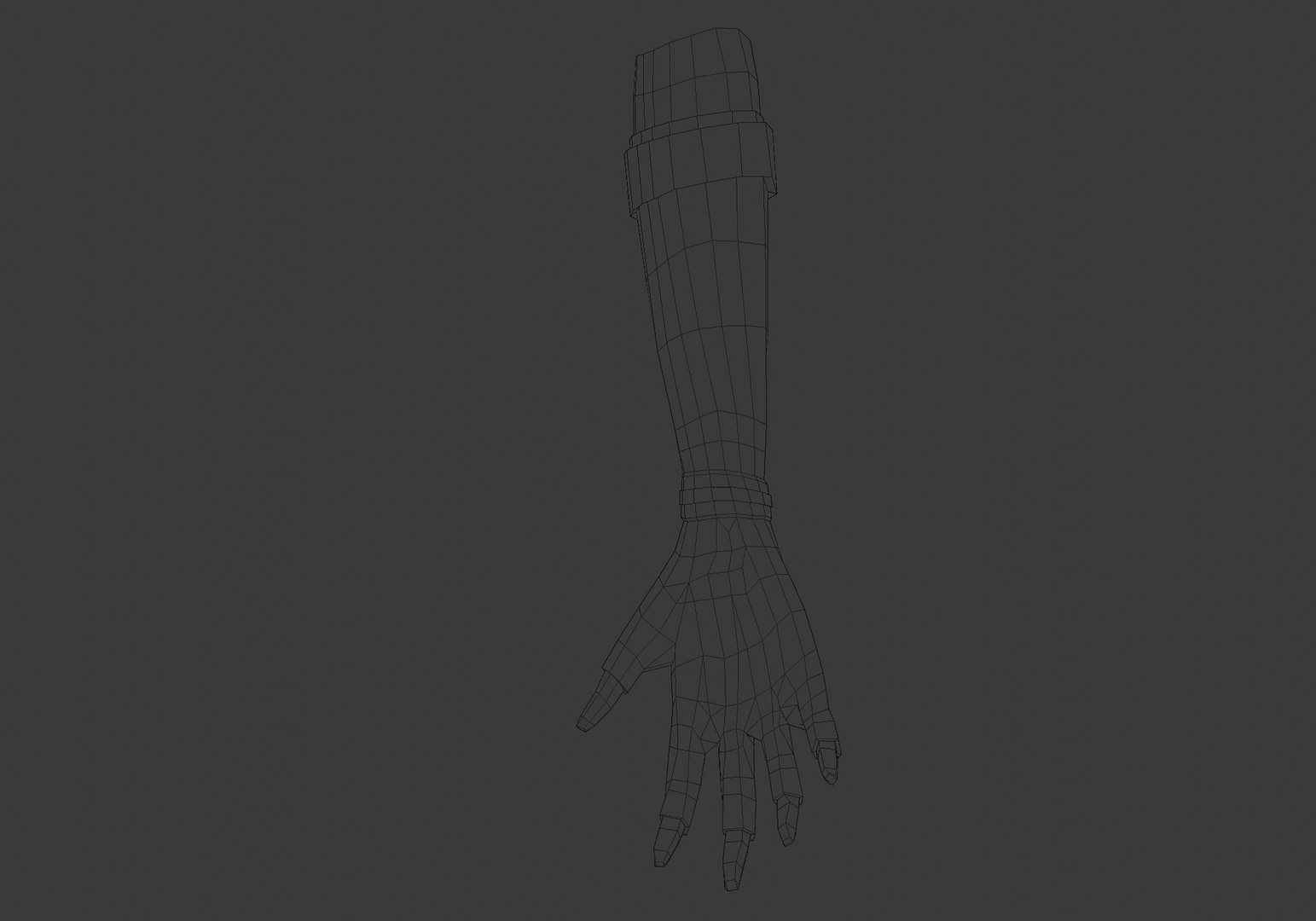 3D Arm With Metal Glove Model - TurboSquid 1887072